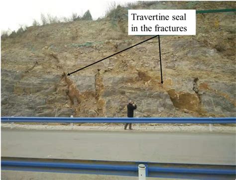 A Land Surface Temperature Map Lst And B Faults And Fractures