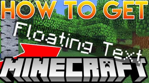 How To Make Floating Text In Minecraft Bedrock Youtube