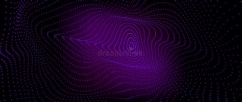 3d Technology Futuristic Vector Illustration Visualization Of Big Data Stock Vector