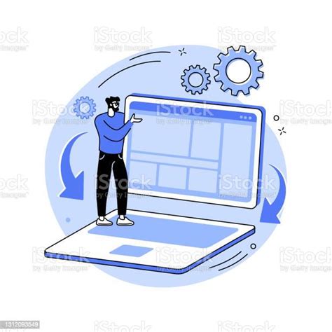 탈착식 장치 기술 추상적 개념 벡터 일러스트레이션 개념에 대한 스톡 벡터 아트 및 기타 이미지 개념 개발 그래픽 사용자