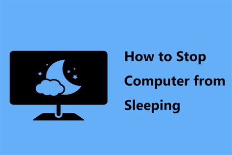 How To Prevent Mac From Sleeping Schedule Sleeping Time MiniTool
