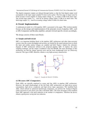 VLSI Design Of Low Power High Speed Bit Resolution Pipeline ADC In Submicron CMOS Technology PDF