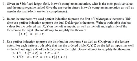 solved 1 given an 8 bit fixed length field in two s