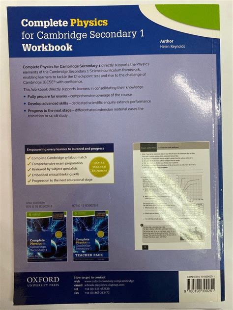 Igcse Physics Workbook Hobbies And Toys Books And Magazines Textbooks On Carousell