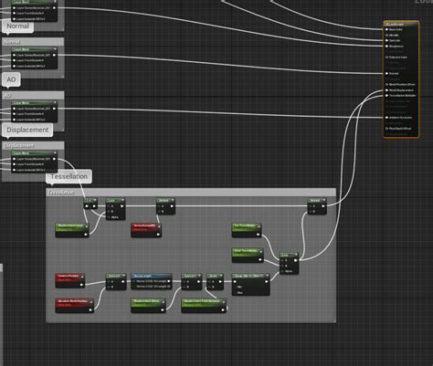 displacement not working not working as expected for landscape r unrealengine