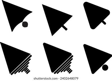 Computer Mouse Click Pointer Cursor Arrow Stock Vector Royalty Free Shutterstock