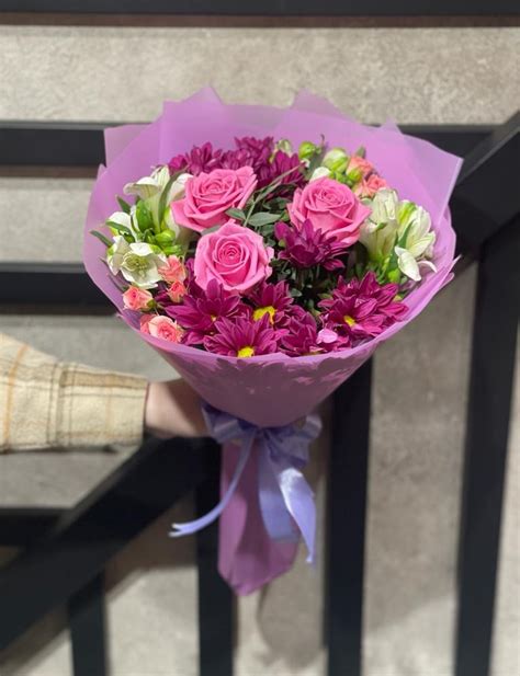 Bouquet Raspberry Dawn Flowers Flower Delivery