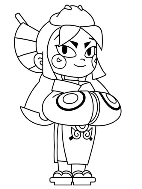 Coloriage Kaze Brawl Stars à Imprimer Pdf Gratuit
