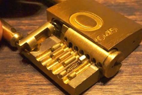 锁的内部结构图求图 百度知道