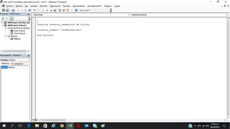Finanzas excel vba sql y algo más Invertir cadenas de texto en excel creando una función