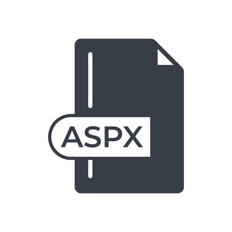 aspx file format icon aspx extension filled icon 15426356 vector art