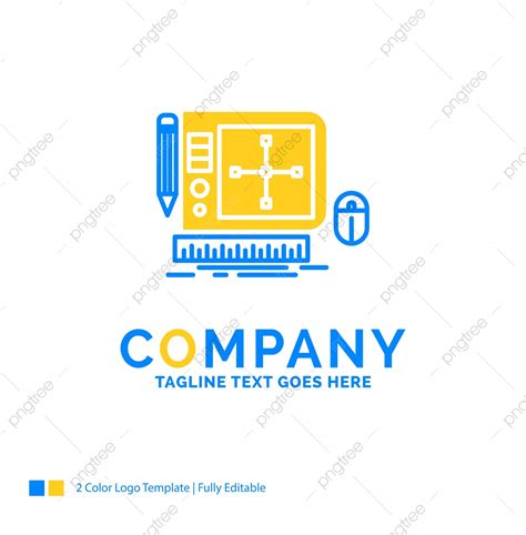Design Graphic Tool Software Web Designing Blue Yellow Busin App
