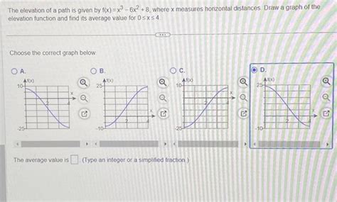 solved the elevation of a path is given by f x x3−6x2 8