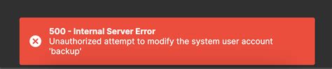 error 500 add new user general openmediavault