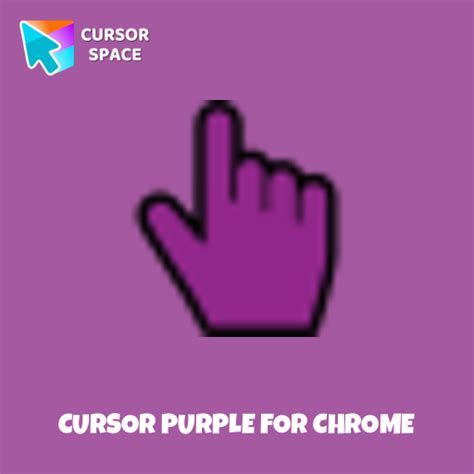Custom Cursor Cursor Purple For Chrome Theme Cursor Space