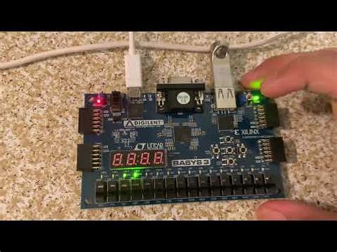 LED Sequence In FPGA Basys YouTube