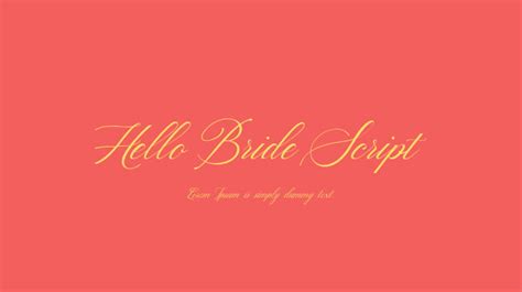 Hello Bride Script Font Download Free For Desktop And Webfont Hello Bride Script Font Download Free For Desktop And Webfont