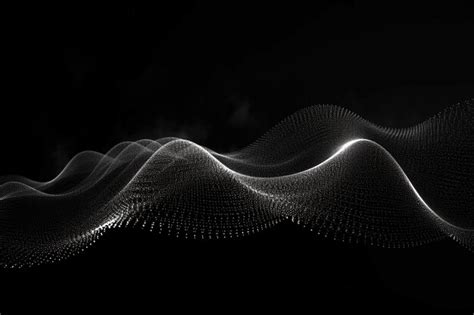 Premium Ai Image Abstract Wave Of Particles
