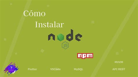 tutorial 1 cómo instalar node js api rest youtube