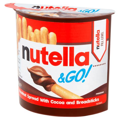 Nutella® And Go Hazelnut Spread With Cocoa Breadsticks 48g One Stop