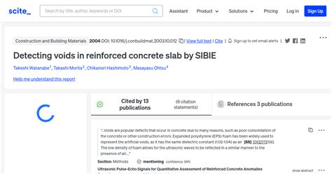 Detecting Voids In Reinforced Concrete Slab By Sibie