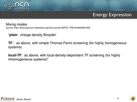 Ppt Dft Calculations With Quantum Espresso User Guide Powerpoint