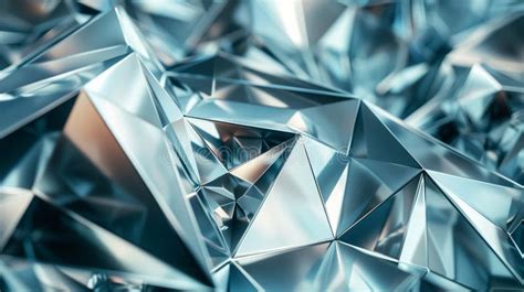 Abstract Geometric Polygon Background With Faceted Shapes And Angular