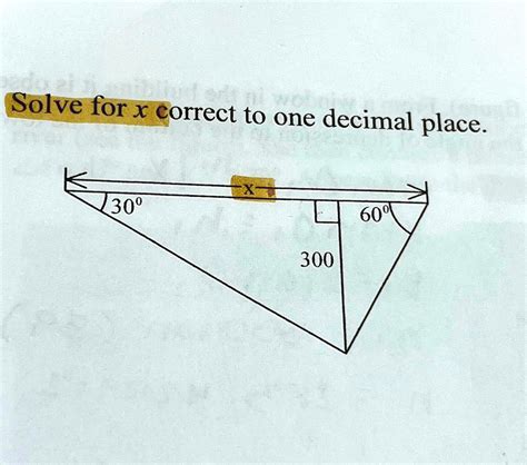 solved solve for x correct to one decimal place solve for x correct