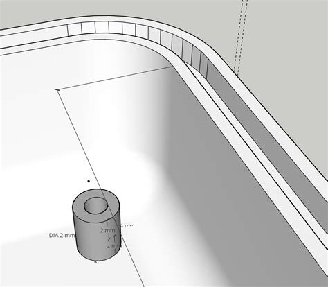 How Can I Have An Hole In A Curved Object Sketchup Sketchup Community