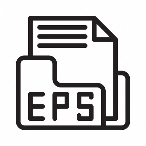 Eps File Format Paper Type File Type Icon Download On Iconfinder