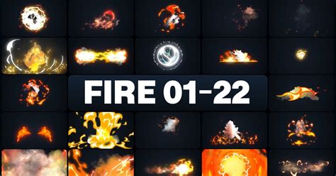 Advanced Fire Element 01 22 2d Textures And Materials Unity Asset Store