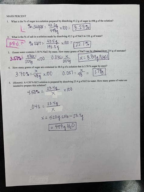 Unit Solutions Ms Harper S Science Class