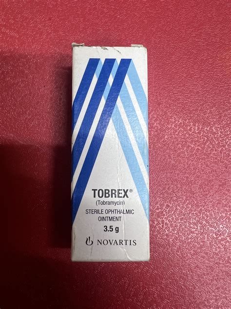 Tobrex Sterile Ophthalmic Ointment Walls