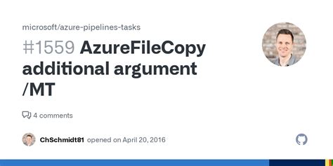 Azurefilecopy Additional Argument Mt · Issue 1559 · Microsoftazure Pipelines Tasks · Github