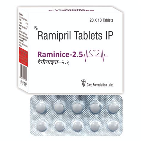 Ramidace 25 Mg Ramipril Tablets Ip As Directed By The Physician