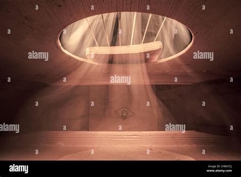 Guitar From Inside With Strings Interior Of Acoustic Guitar Macro