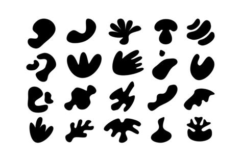 Premium Vector Editable Collection Of Abstract Vector Shapes In Filled Style Ready To Use As