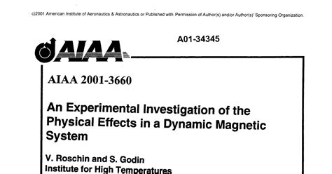 An Experimental Investigation Of The Physical Effects Pdf Docdroid
