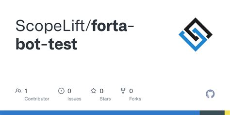 GitHub ScopeLift Forta Test
