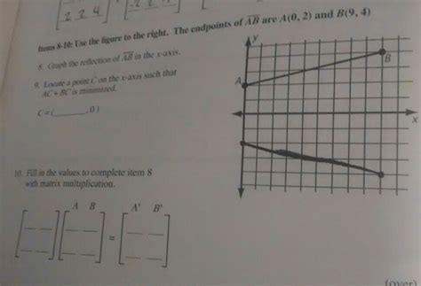 Solved Locate Point C On The X Axis Such That Ac Bc Is Chegg Com