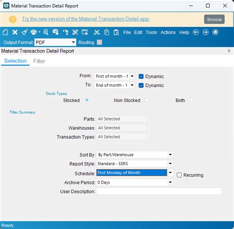 How To Customize Epicor Report Filtering Epicor Erp 10 Epicor User