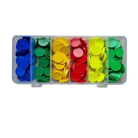place value counters disks with decimals fractions 1000 0 01