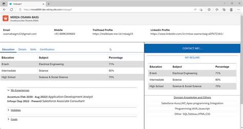 Mirza Osama Baig On Linkedin Salesforce Salesforcedevelopers Salesforceadministrator Lwc…