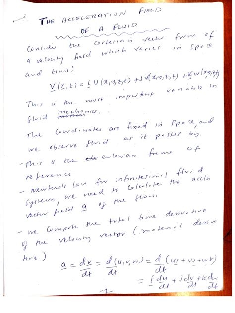 acceleration field pdf