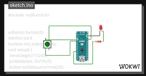 วงจรรับค่าดิจิตอลอินพุตดังรูป 311 Wokwi Esp32 Stm32 Arduino Simulator
