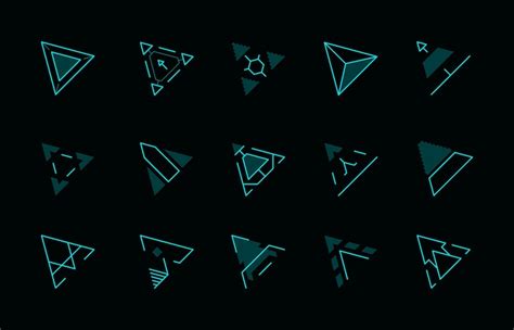 Premium Vector Hud Game Cursor Game Interface Pointer Sign For