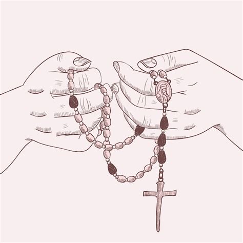 Rosary Clip Art Vectors And Illustrations For Free Download Freepik