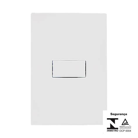 Conjunto 1 Interruptor Simples 10a Ilumi Materiais Elétricos