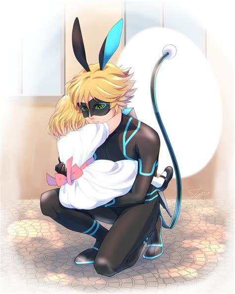 Adrien Agreste And Chat Noir Miraculous Ladybug Drawn By Tomm Danbooru