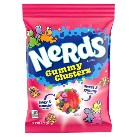 Nerds Gummy Clusters Peg Bag 141g Candy Store 4 You